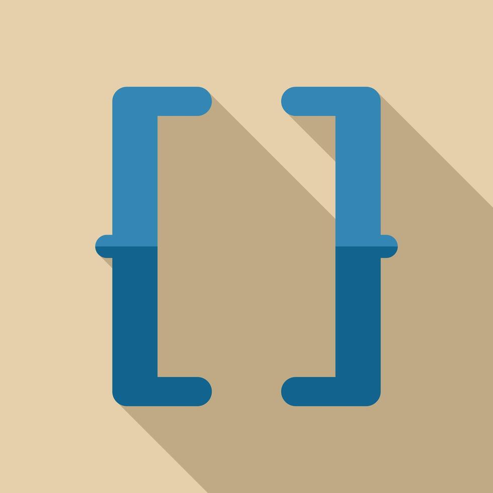 Blue Curly Brackets Symbol Representing Coding And Programming 52620103