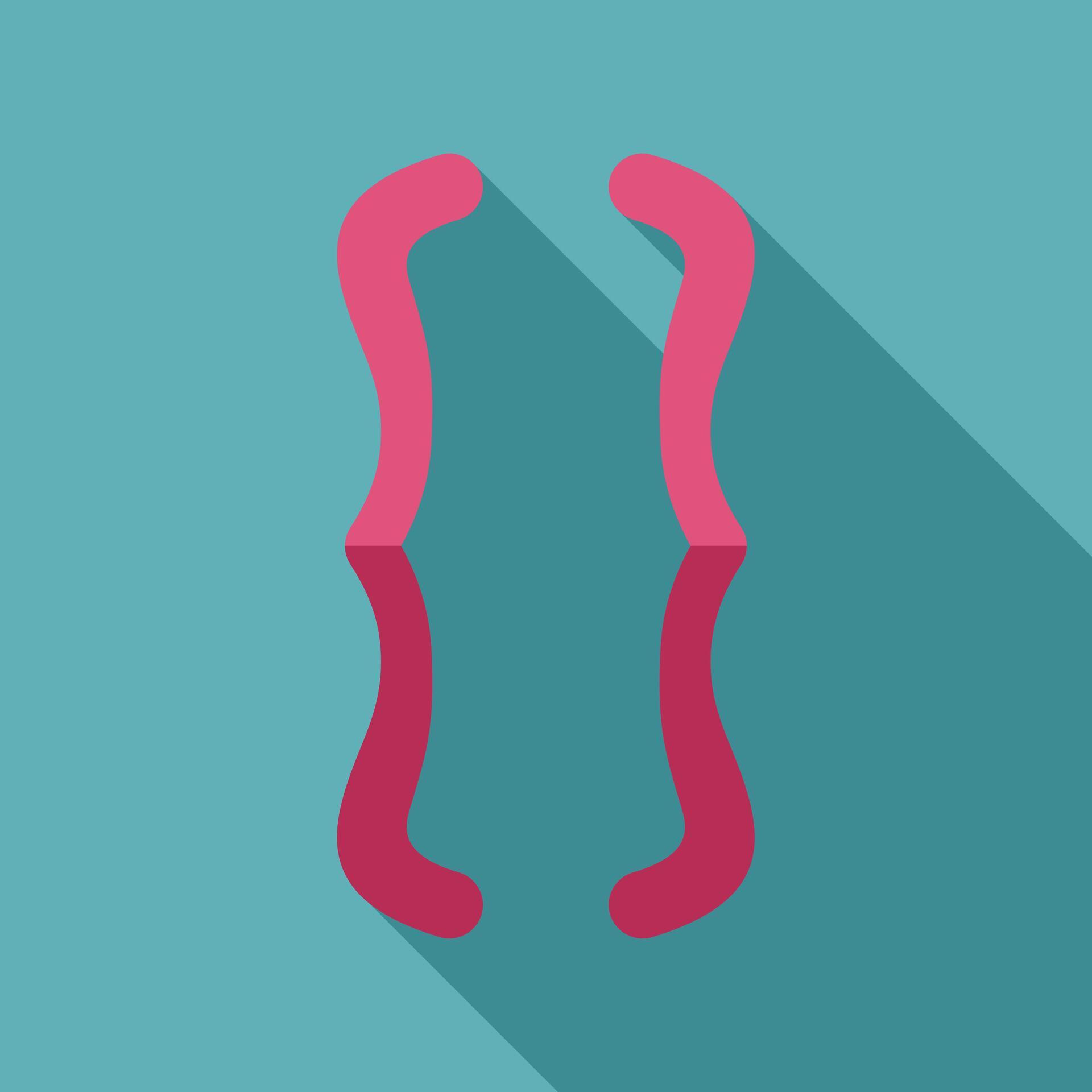 Curly Brackets Symbol Representing Coding And Programming On Blue