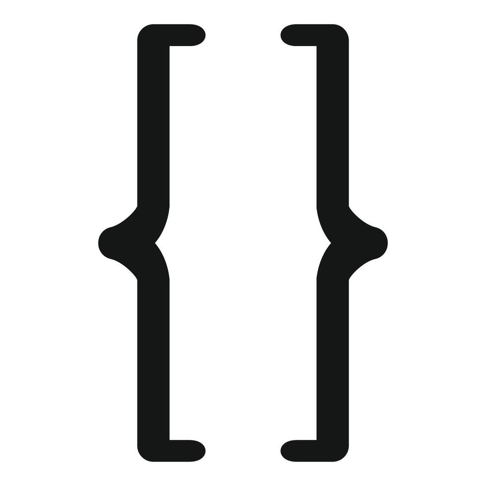 Curly Brackets Representing Coding And Programming Languages 52620111 Vector Art At Vecteezy