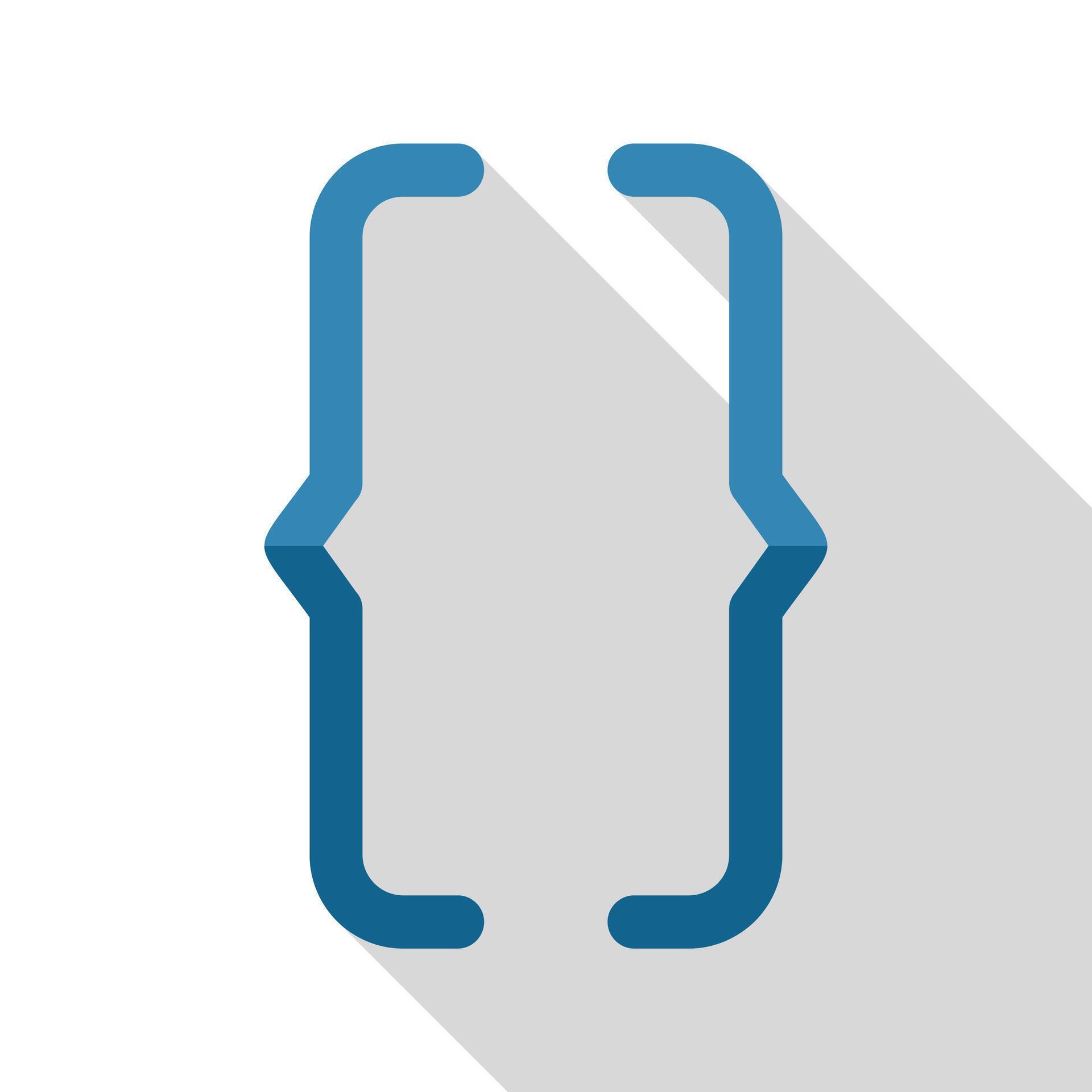 Curly Brackets Symbol Representing Programming And Coding 52620112 Vector Art At Vecteezy