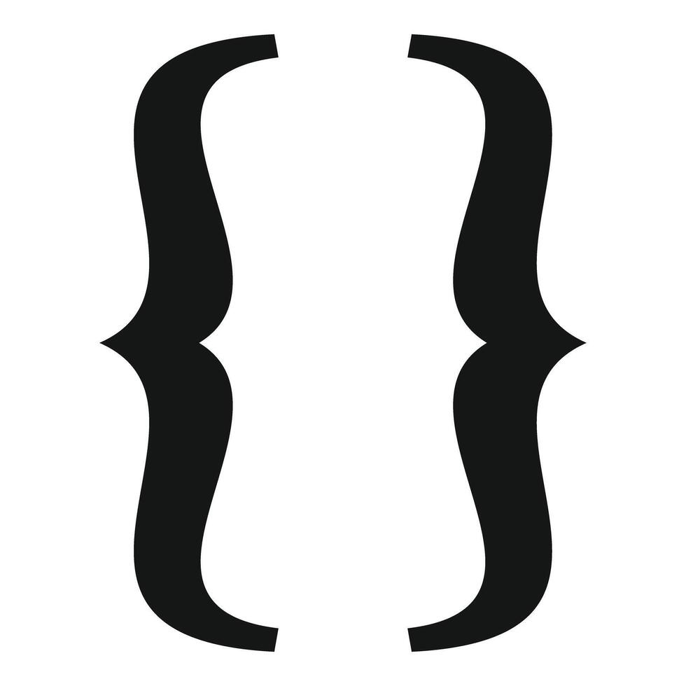 Curly brackets symbol representing code block in programming 52620116 ... Curly brackets symbol representing code block in programming 52620116 ...