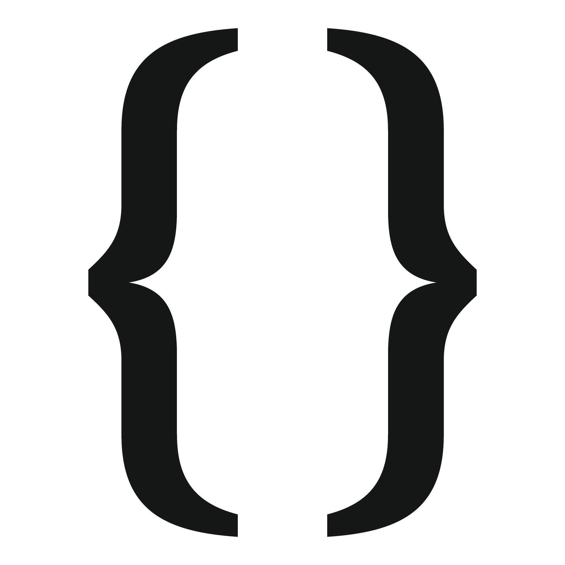 Curly brackets representing programming and coding languages 52620117 ... Curly brackets representing programming and coding languages 52620117 ...