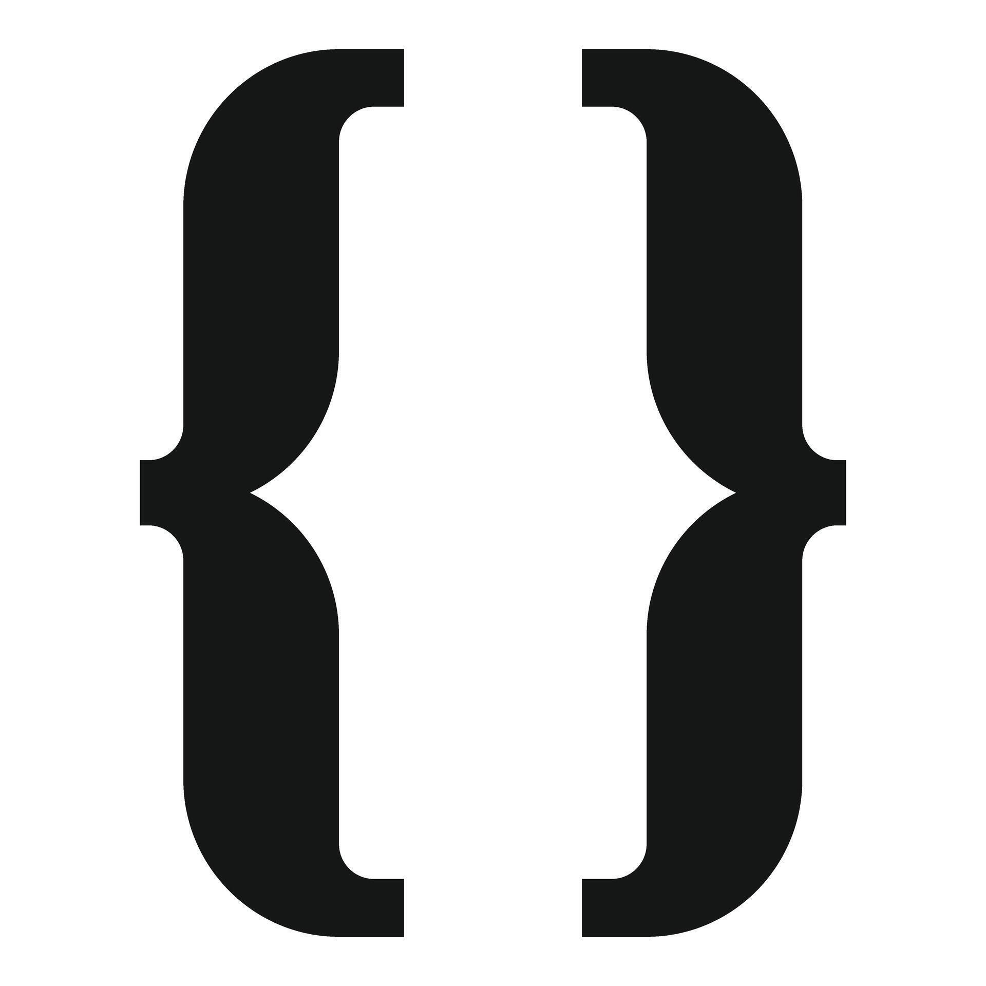 Curly brackets symbol representing code block or set notation 52620123 ... Curly brackets symbol representing code block or set notation 52620123 ...