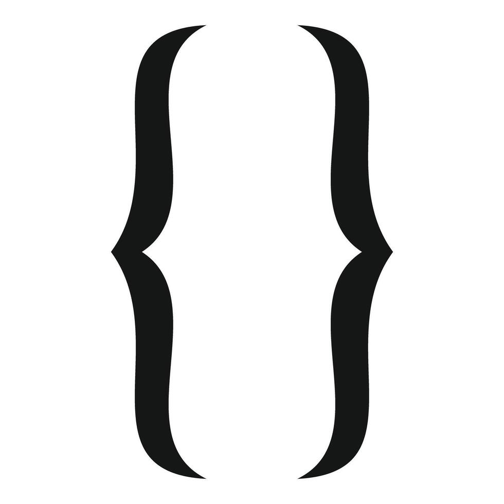 Curly Brackets Representing Code Block In Programming Languages 52620125 Vector Art At Vecteezy