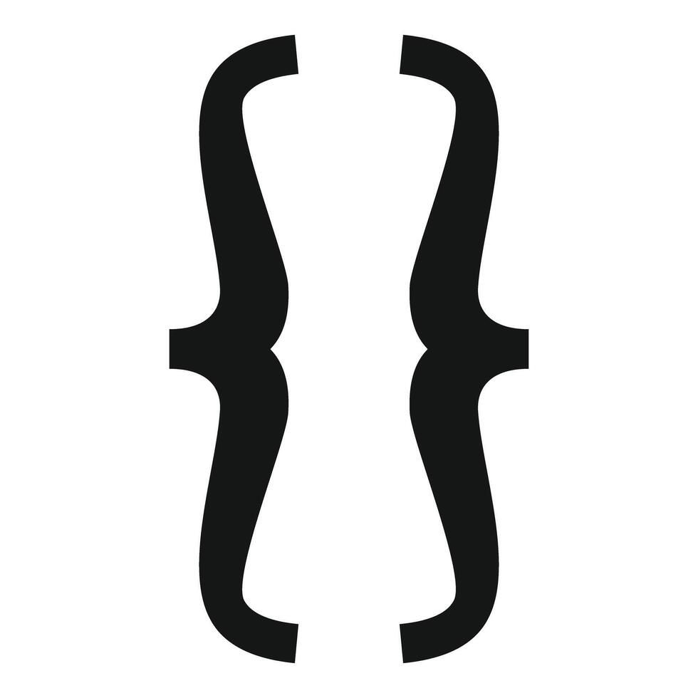 Curly Brackets Representing Coding And Programming Languages 52620130 Vector Art At Vecteezy