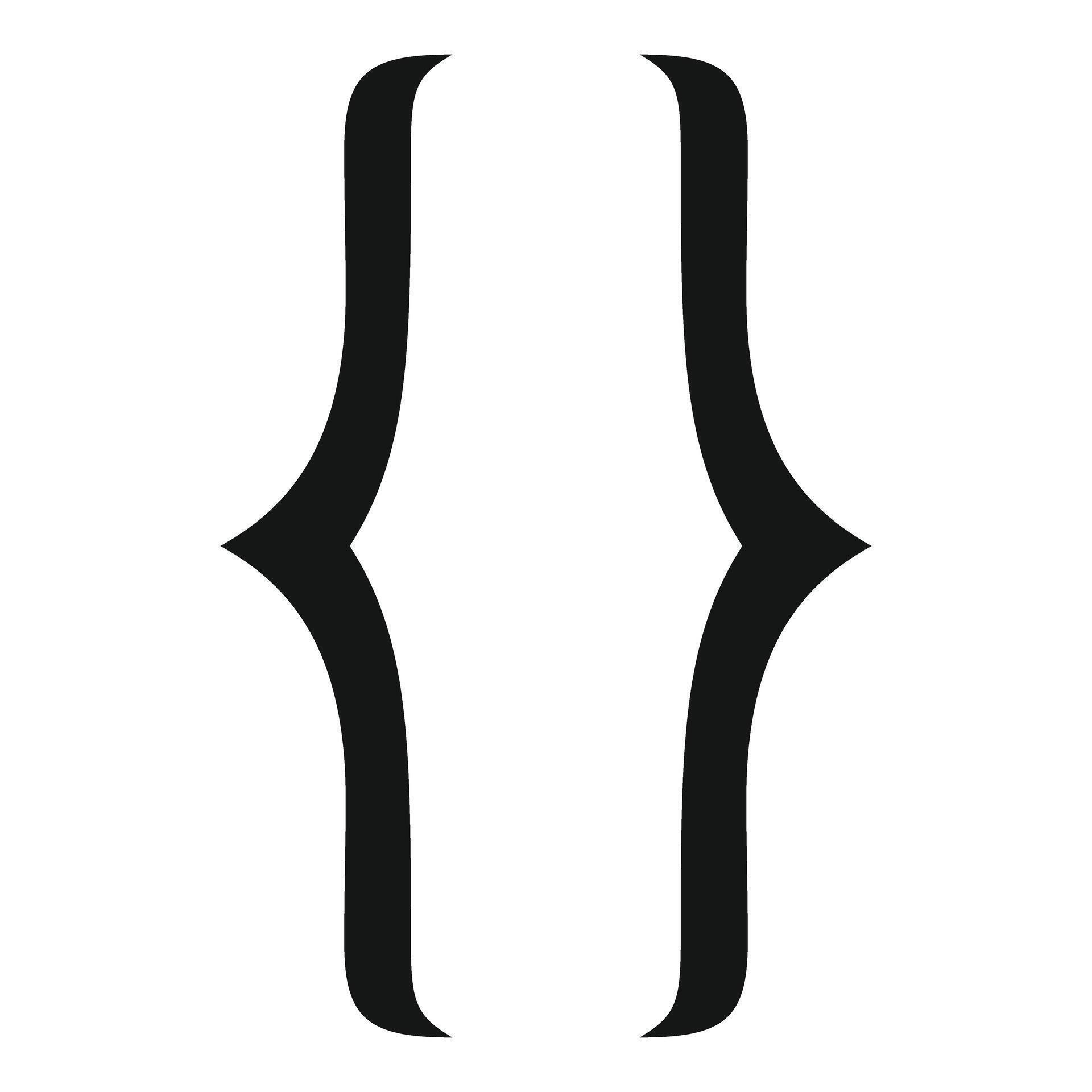 Curly brackets symbol representing code block in programming 52620131 ... Curly brackets symbol representing code block in programming 52620131 ...