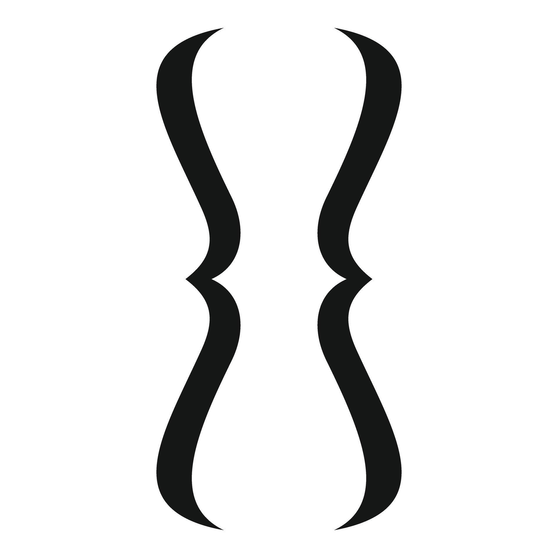 Curly brackets symbol representing code block or set notation 52620133 ... Curly brackets symbol representing code block or set notation 52620133 ...