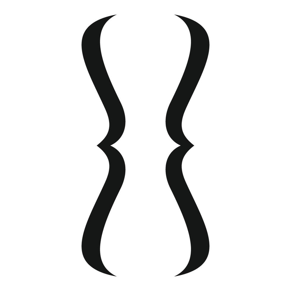 Curly Brackets Symbol Representing Code Block Or Set Notation 52620133 Vector Art At Vecteezy