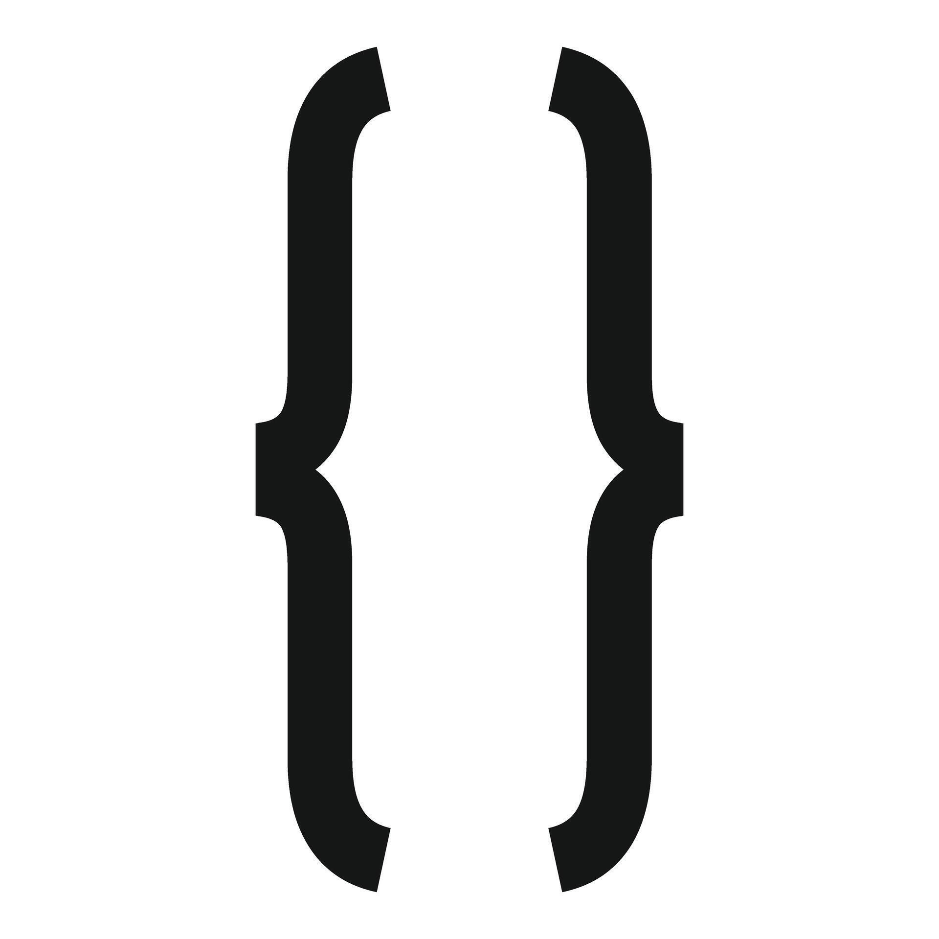 Curly brackets representing code block in programming 52620137 Vector ... Curly brackets representing code block in programming 52620137 Vector ...