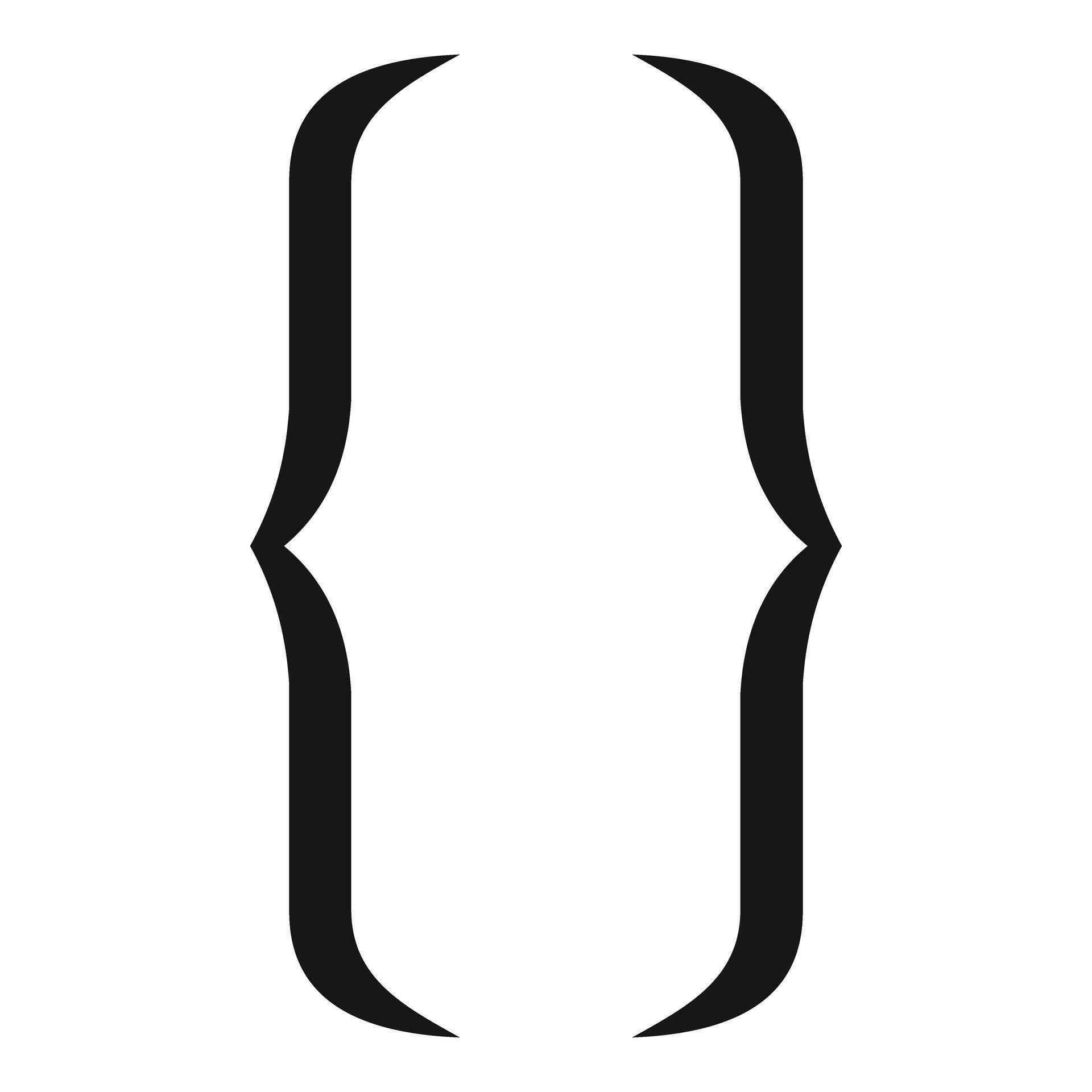 Curly Brackets Representing Code Block In Programming 52620143 Vector Art At Vecteezy