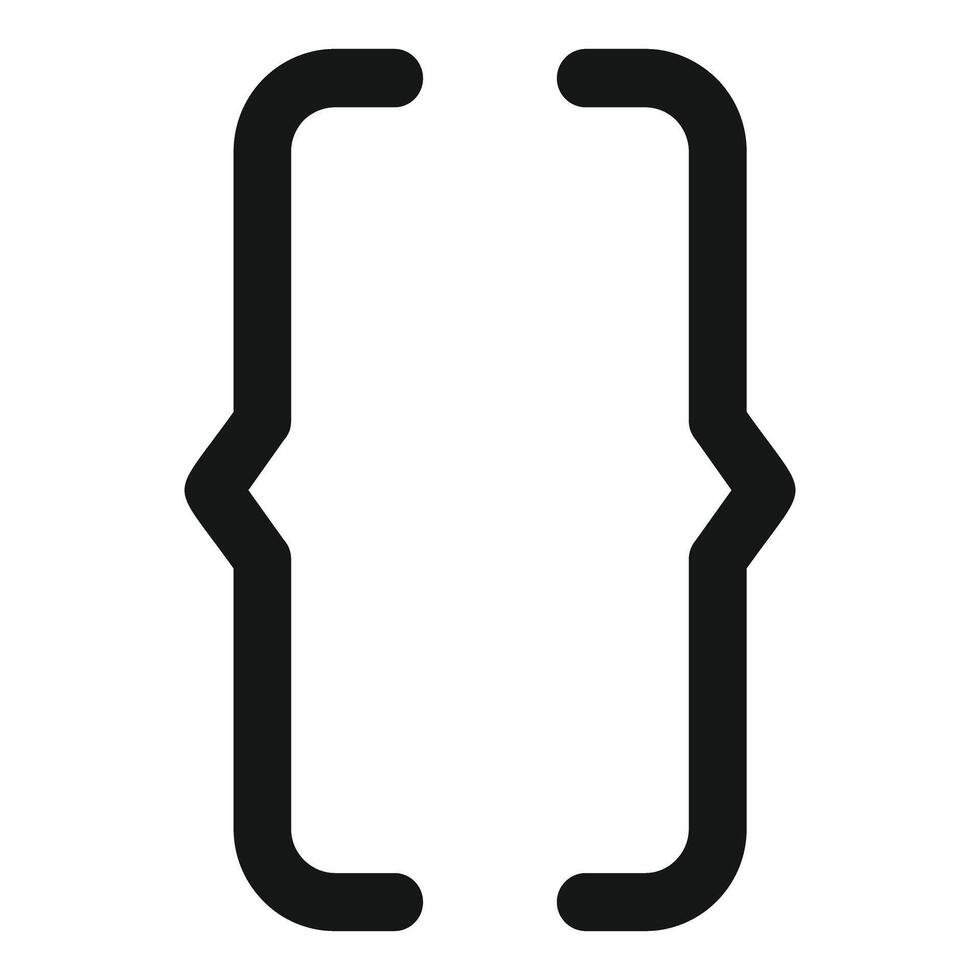 Curly Brackets Representing Code Block In Programming 52620148 Vector Art At Vecteezy