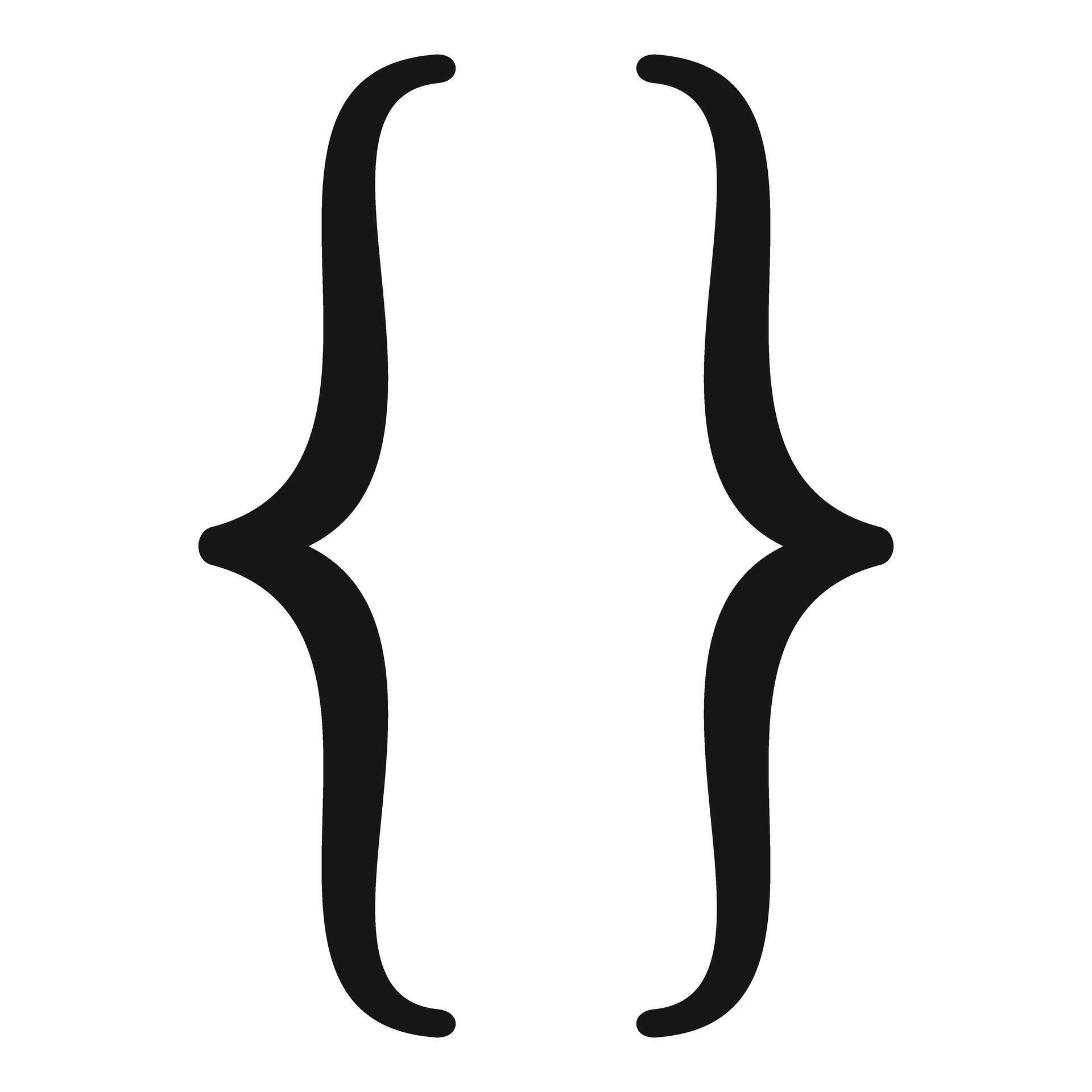 Curly Brackets Representing Programming And Coding Languages 52620149