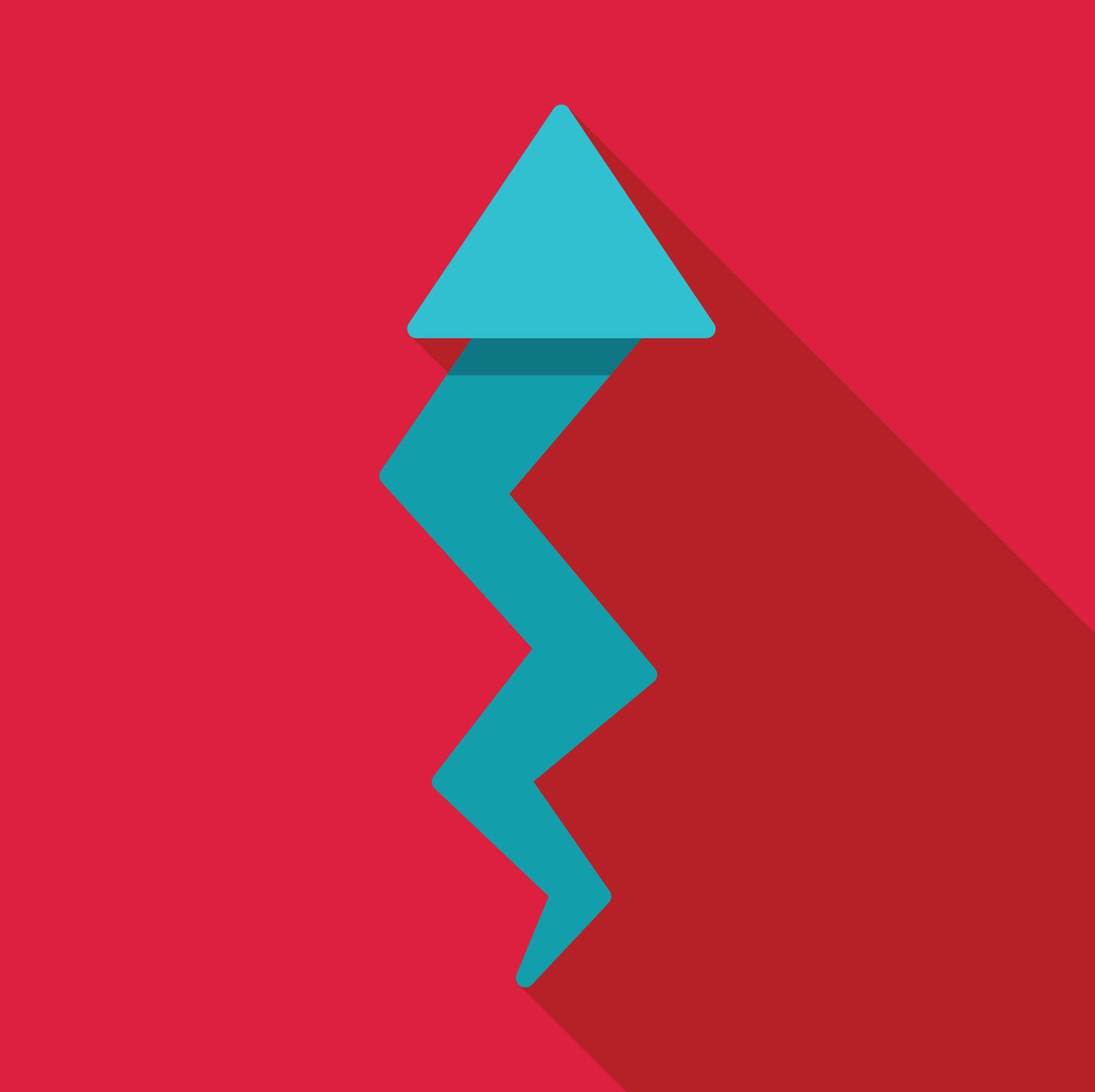 Zigzag growth arrow pointing upwards symbolizing success and progress 52620230 Vector Art at ...