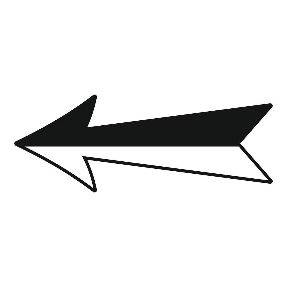 Simple left arrow symbol indicating previous option or backward navigation 52629063 Vector Art ...