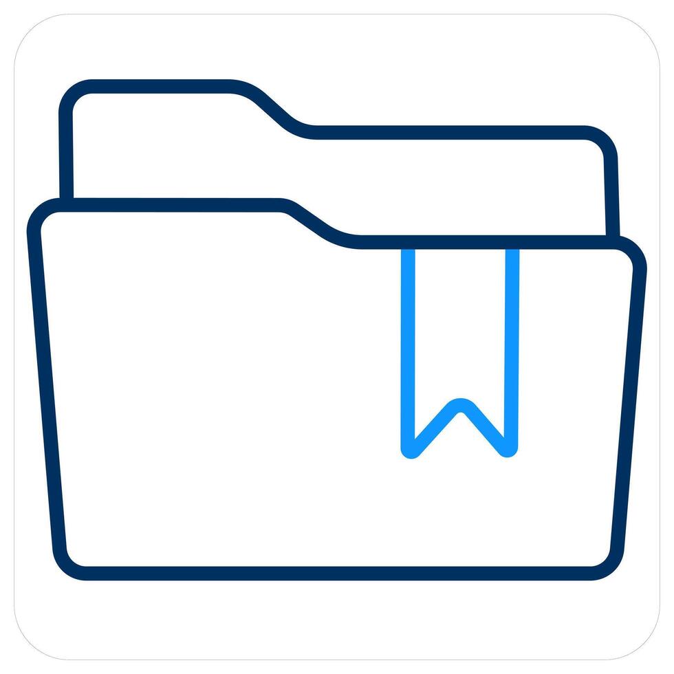 Bookmark Folder and Folder icon concept 52640366 Vector Art at Vecteezy