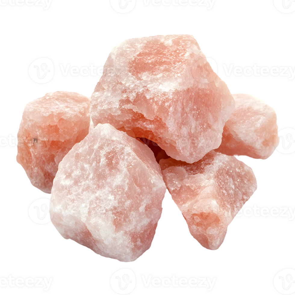 Pink Himalayan Salt Rock Crystals Pile 52643286 PNG