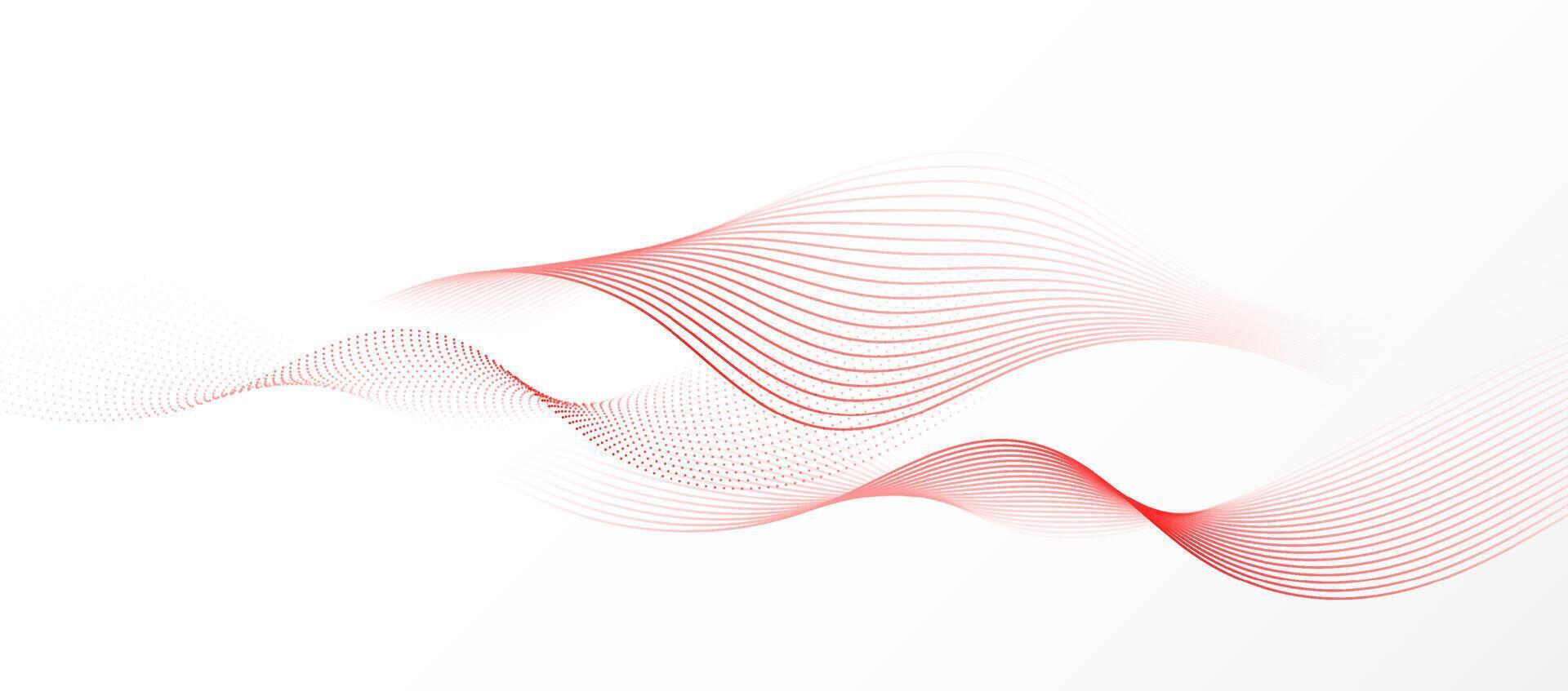 Abstract red wave background with white background 52677002 Vector Art ...