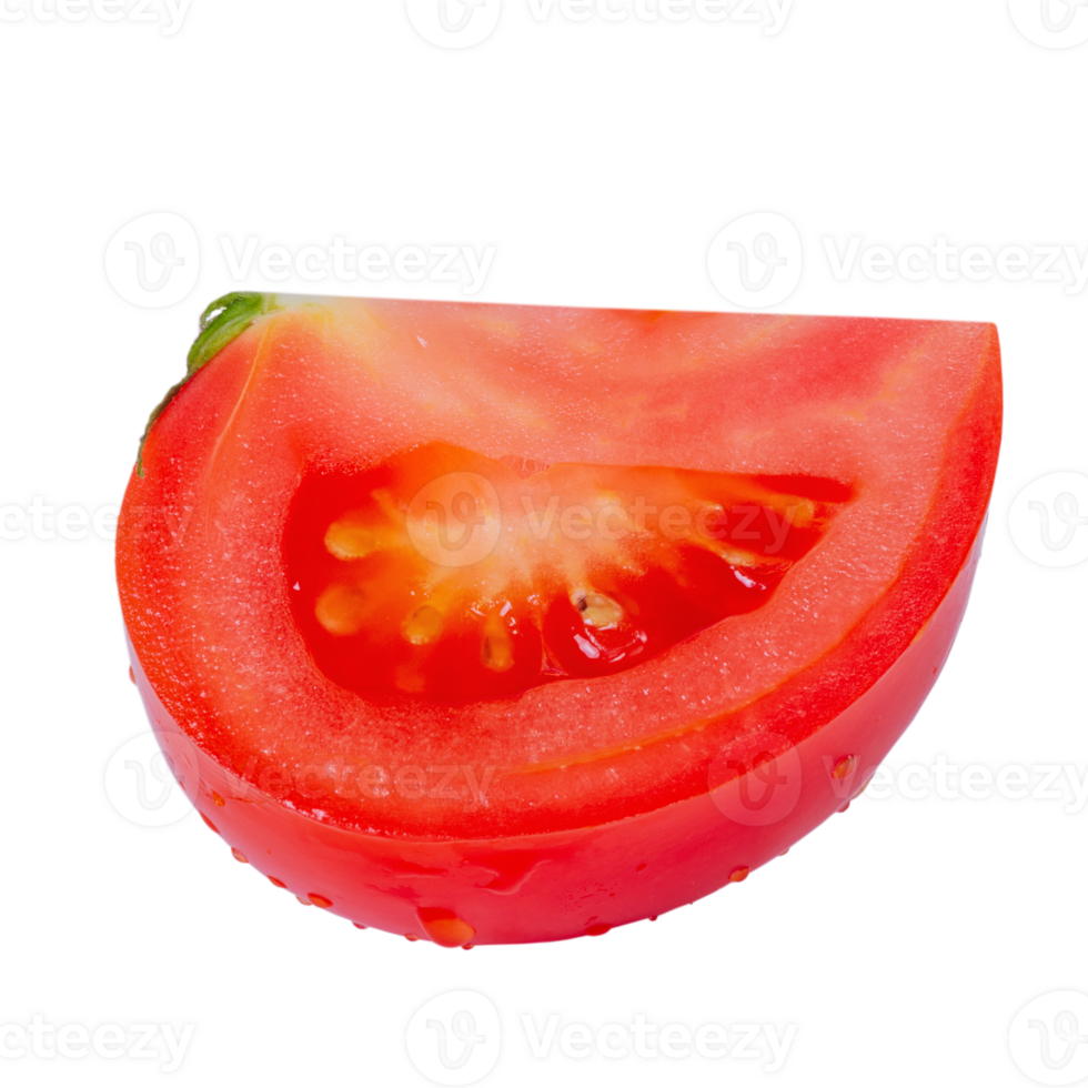 One piece of ripe red tomato isolated 52678357 PNG