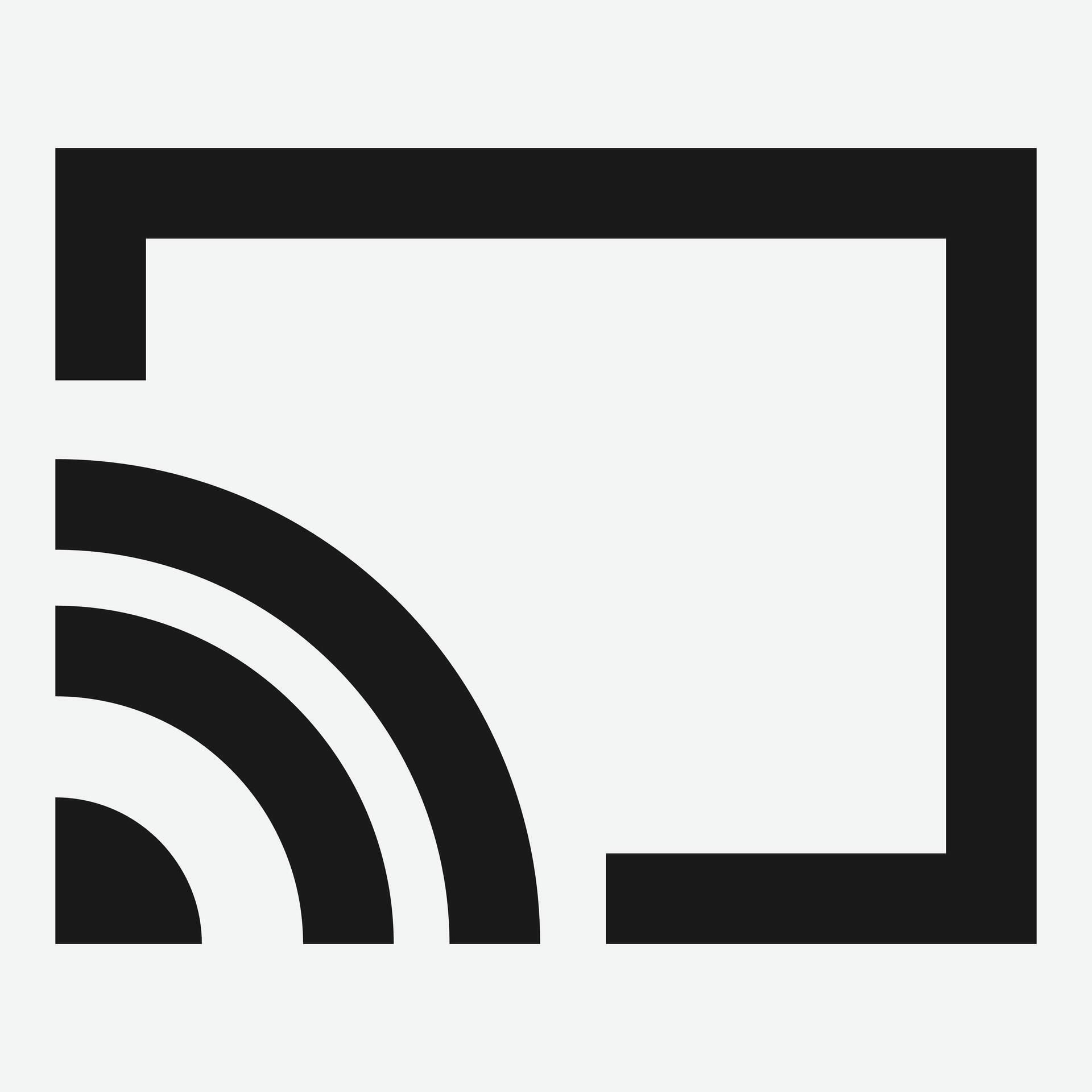 Screen Cast Icon. Wireless Technology Icon. Cast Device. Screencast ...