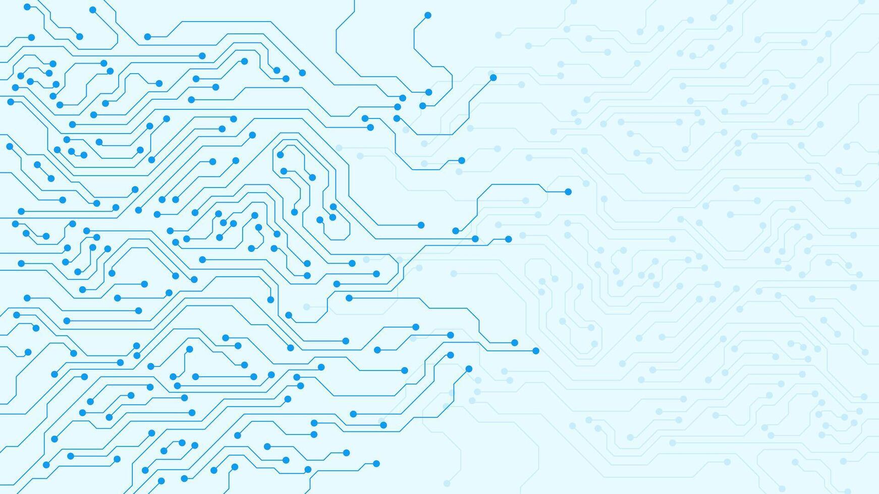 High tech circuit board technology background. Circuit diagram, digital data connection and ...