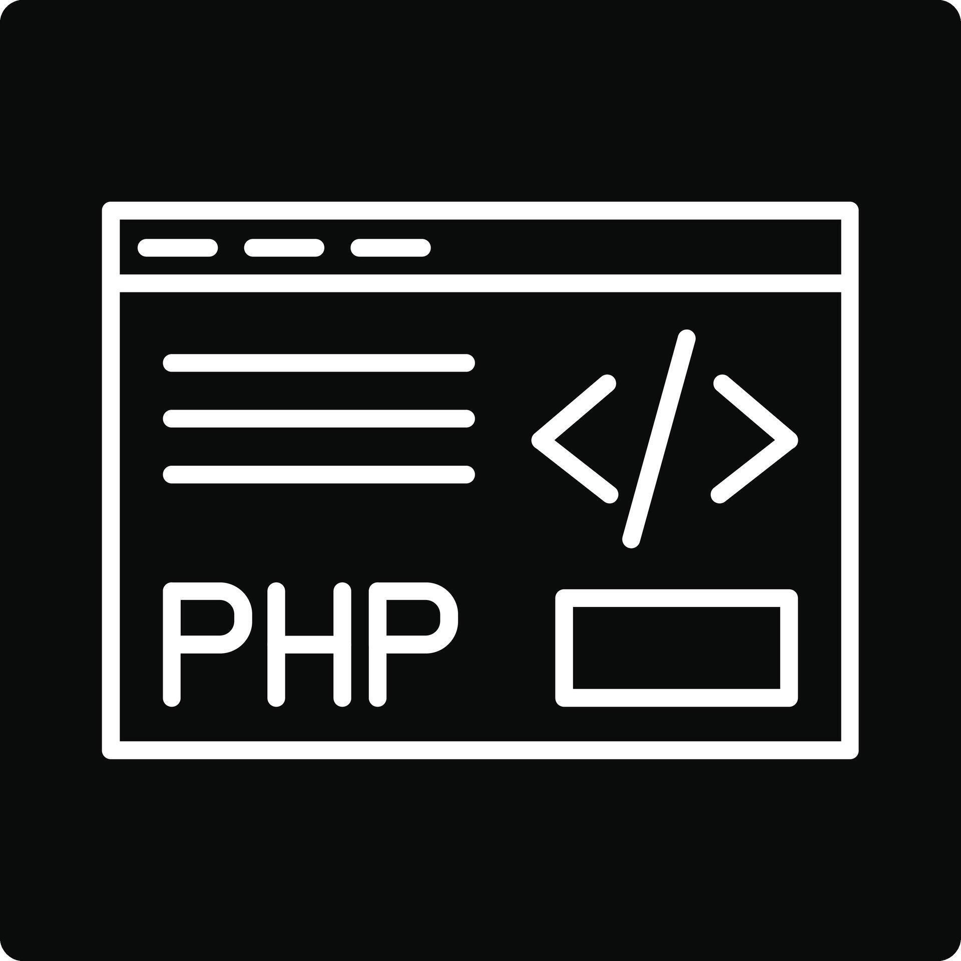 PHP Coding Illustration Icon 52697881 Vector Art at Vecteezy