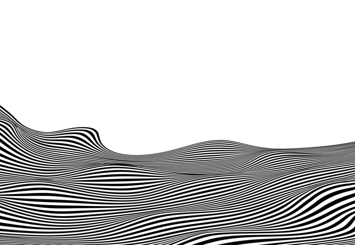 Abstract lines wave. Wavy stripes pattern 52727053 Vector Art at Vecteezy
