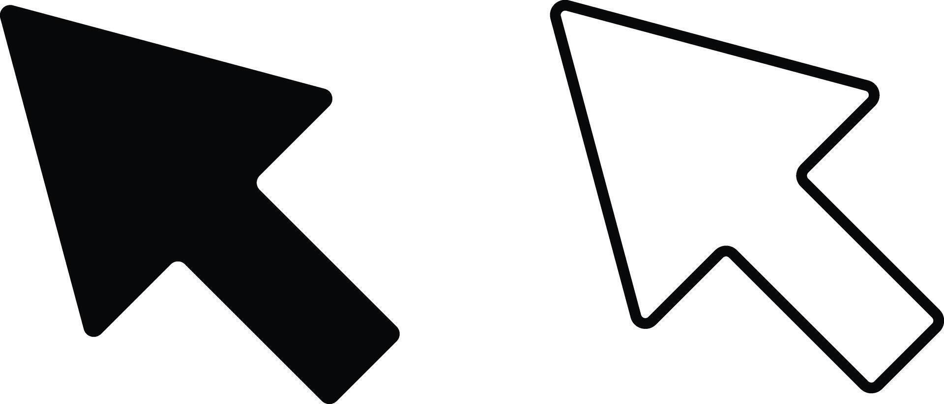 Click Icon Set Arrow Cursor Computer Mouse Click Symbol 52728104