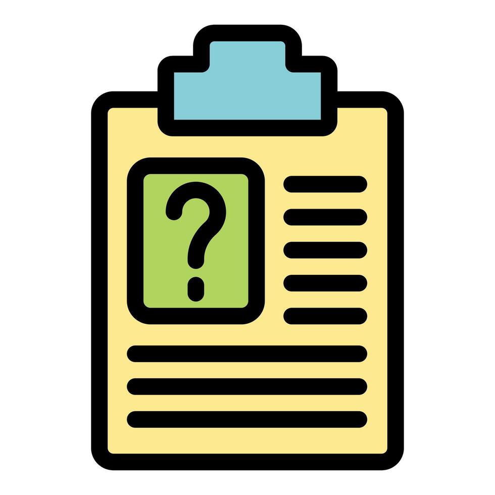 Clipboard showing question mark and representing frequently asked questions document 52730311 ...
