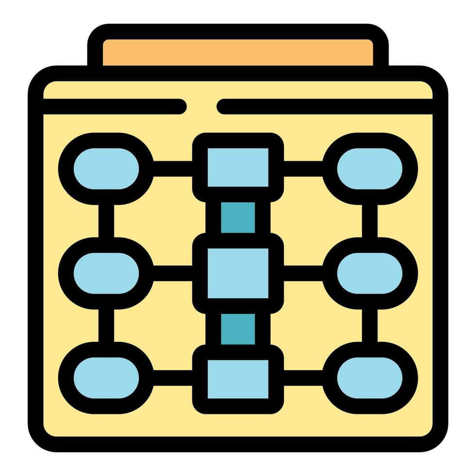 Algorithm Scheme Representing Machine Learning Process And Data Analysis 52730551 Vector Art At