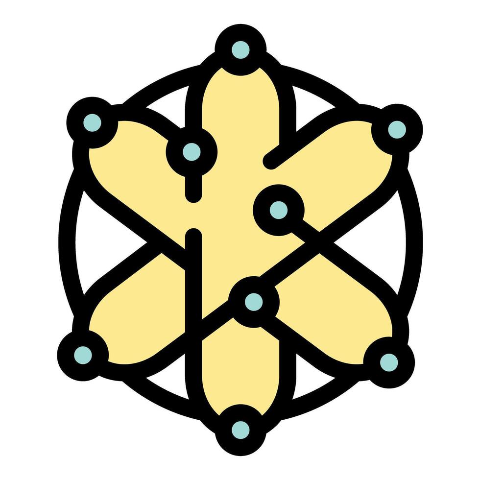 Decentralized Global Network Connecting Data Points In A Secure System 52732694 Vector Art At