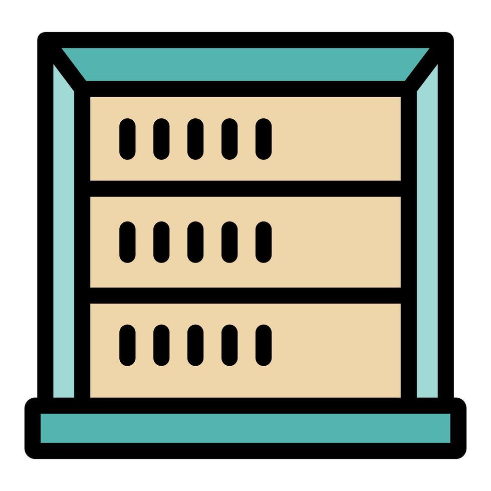Server Rack Icon Representing Data Center And Network Infrastructure 52734046 Vector Art At Vecteezy
