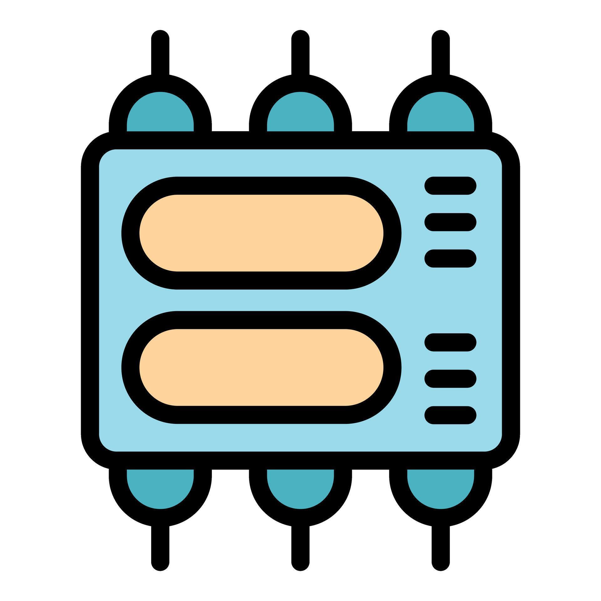 Electronic Microchip Connecting Computing Components 52734333 Vector Art At Vecteezy