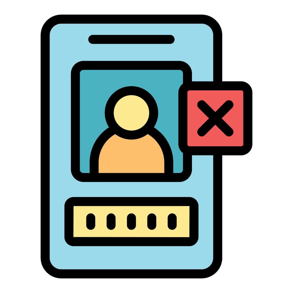 User Profile Access Is Denied Because Of Wrong Password 52736819 Vector