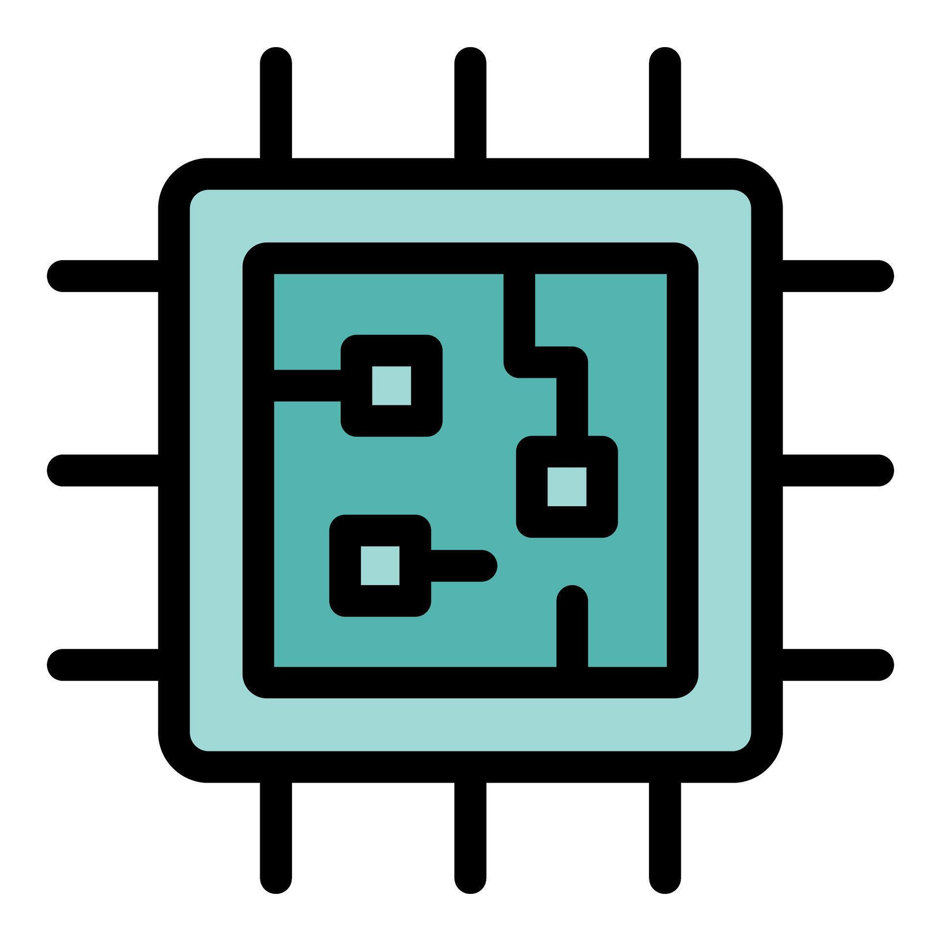 Electronic Microchip Showing Complex Circuitry And Connections 52737623