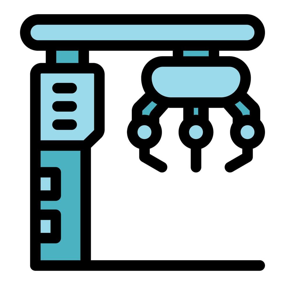 Robotic Arm Lifting Object In Production Line Automation Process 52737740 Vector Art At Vecteezy