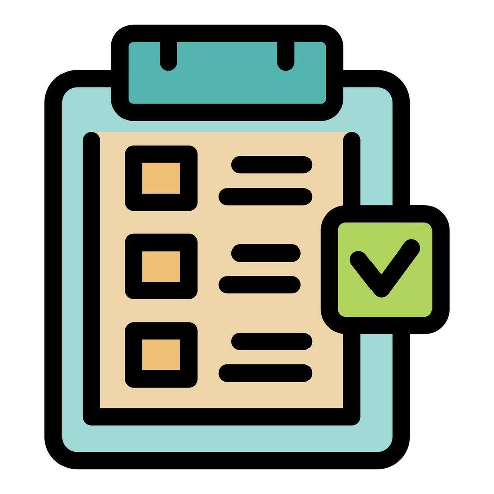 Clipboard showing checked tasks and representing completion 52737858 Vector Art at Vecteezy