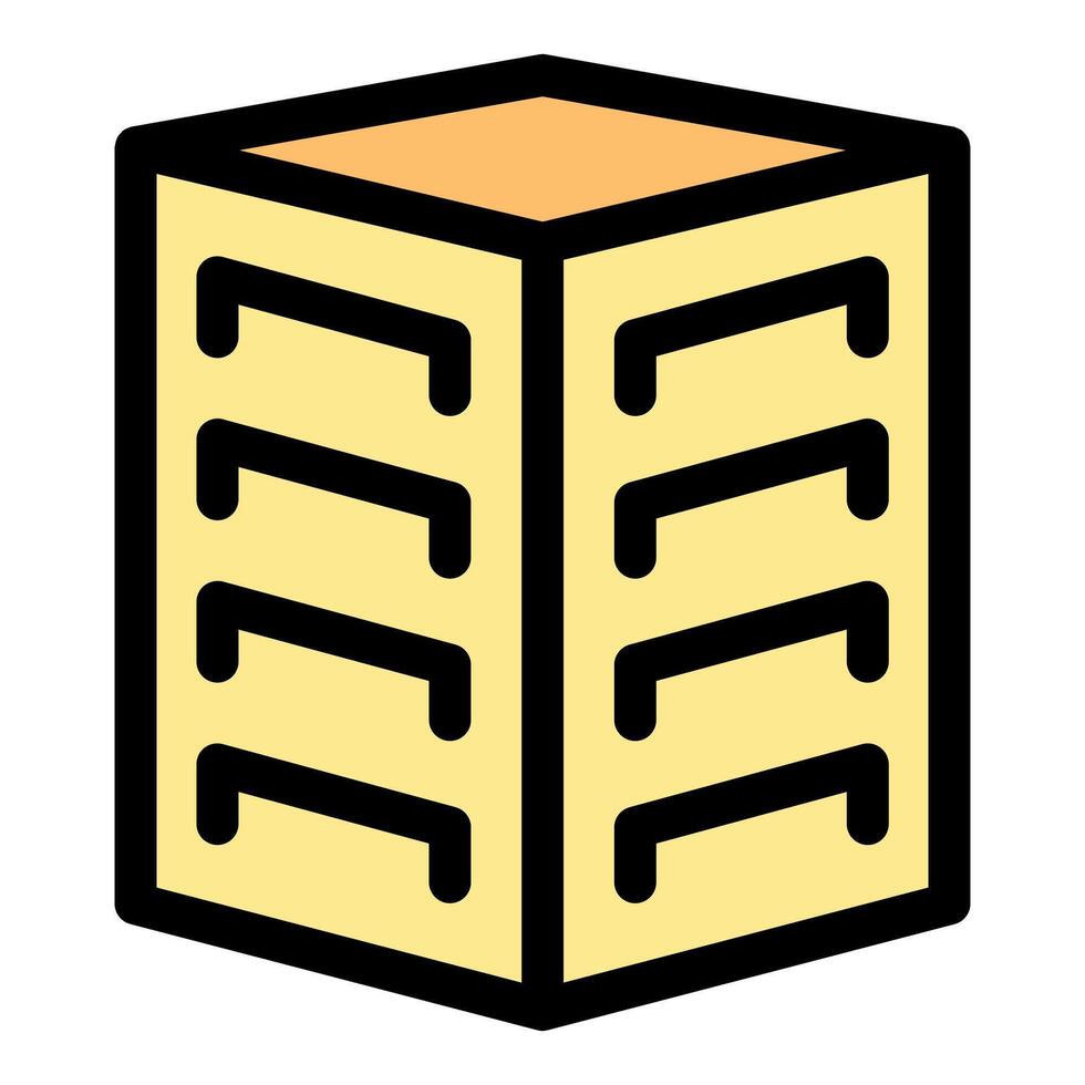 Building construction with multiple levels representing urban ...