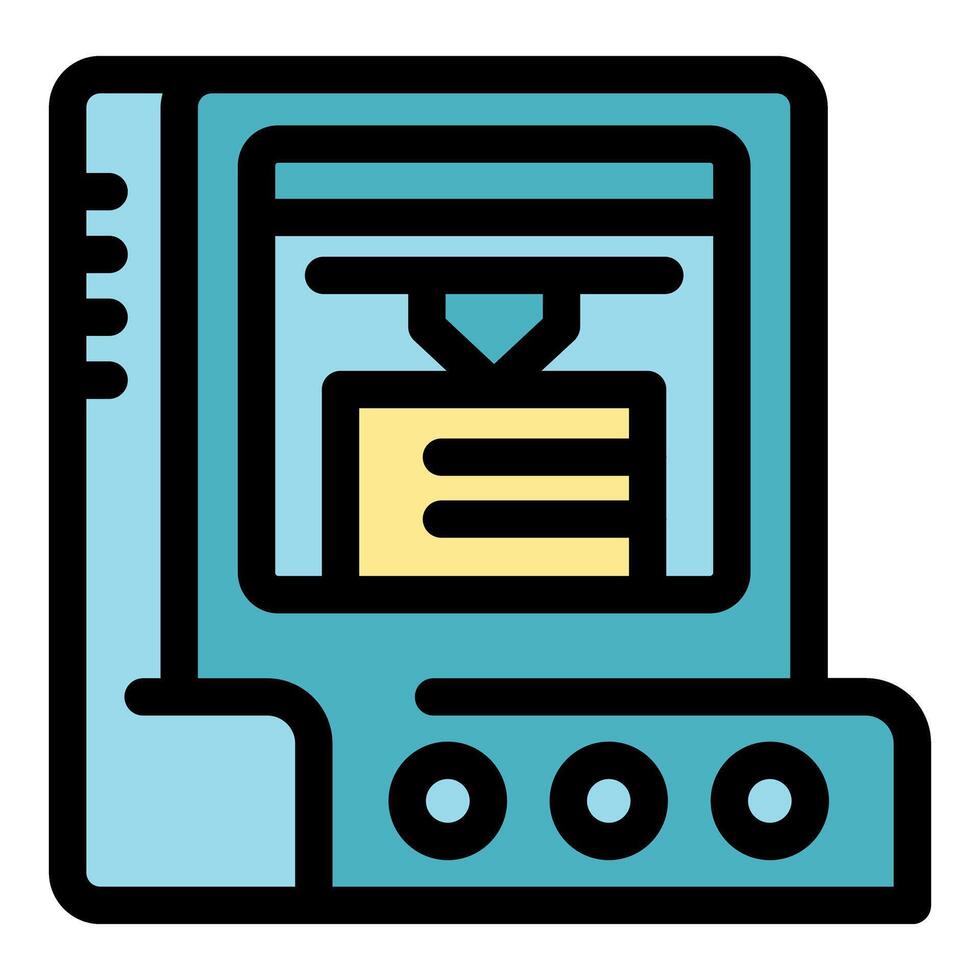 3d Printer Creating An Object Modern Additive Manufacturing Technology 52737952 Vector Art At
