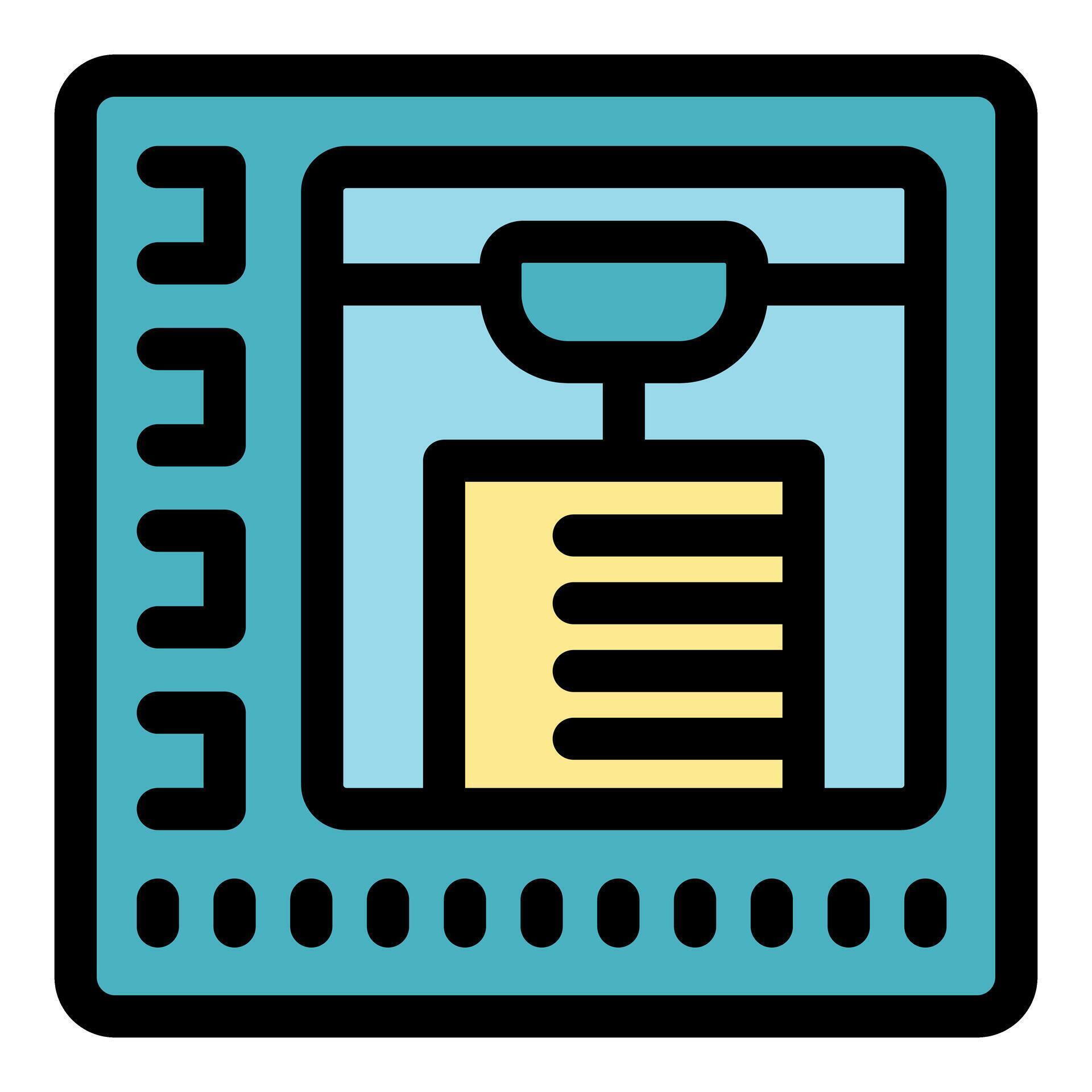 3d Printing Machine Creating An Object Layer By Layer From Cad Model 52737954 Vector Art At Vecteezy