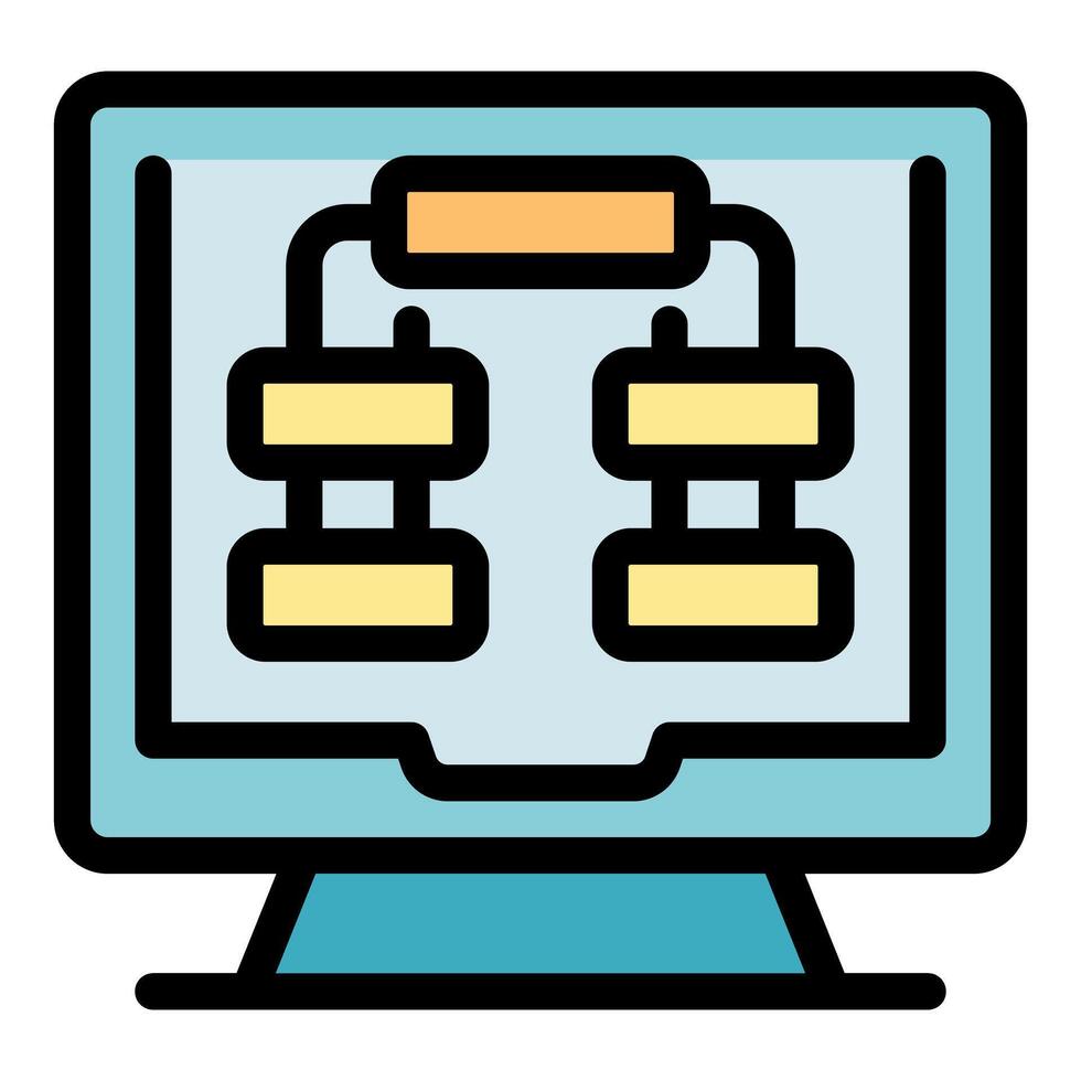 Algorithm Showing On Desktop Computer Screen Creating Software 4425