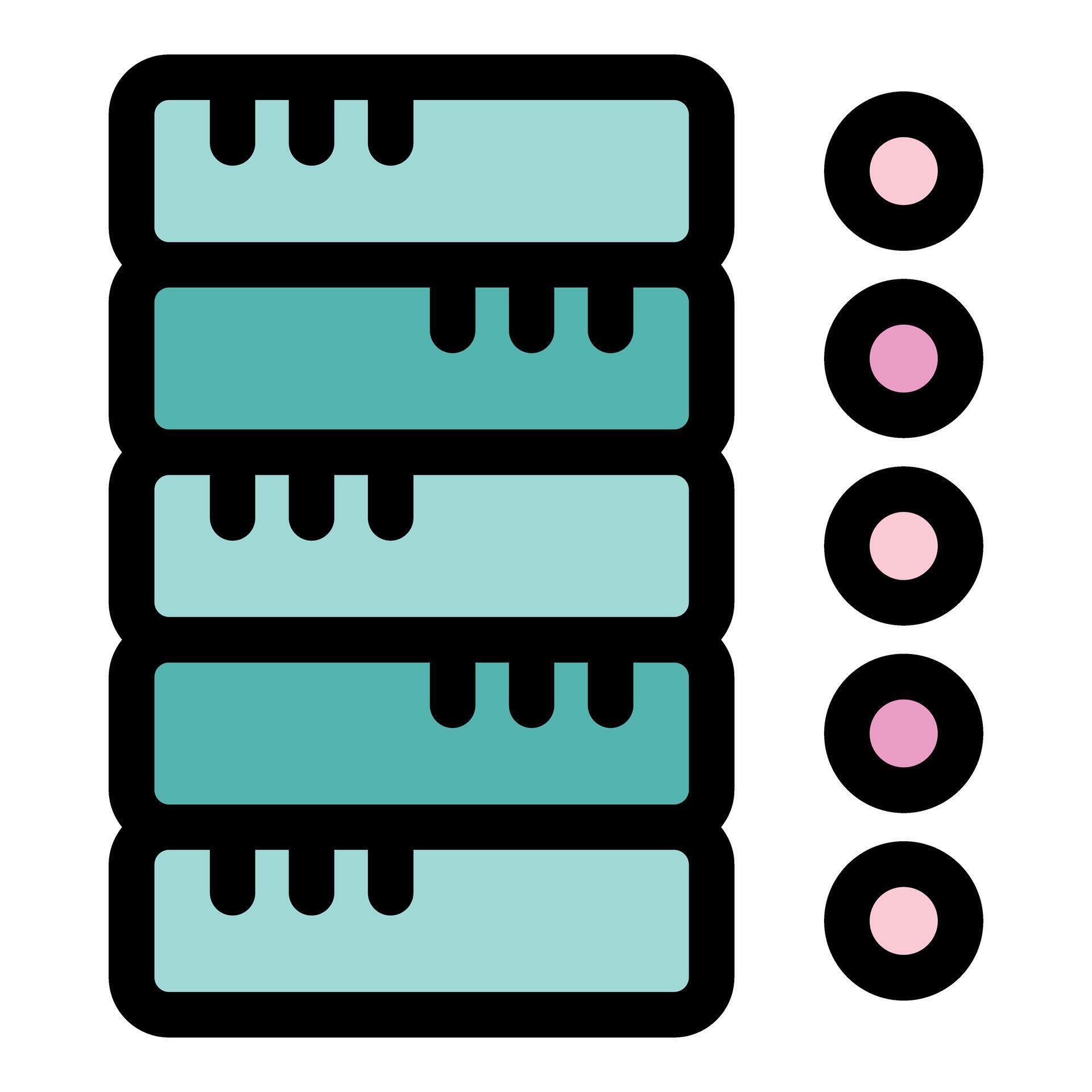 Server Rack Icon Representing Data Center And Network Infrastructure 52741087 Vector Art At Vecteezy