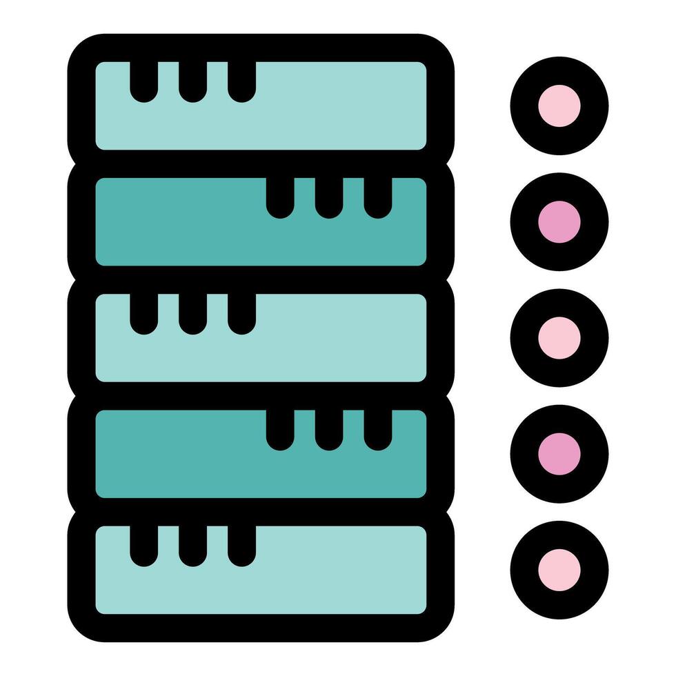 Server Rack Icon Representing Data Center And Network Infrastructure 52741087 Vector Art At Vecteezy