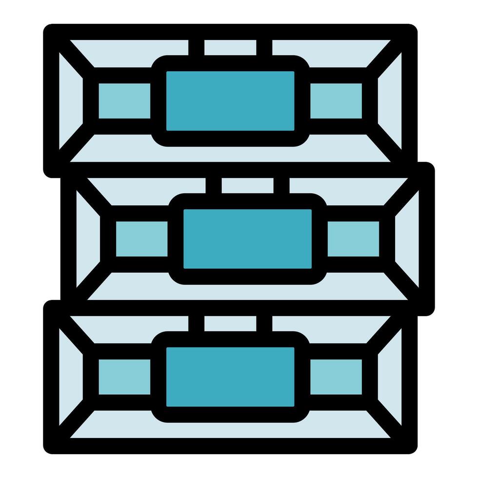 Server Room Icon Representing Data Center And Network Storage 52742110