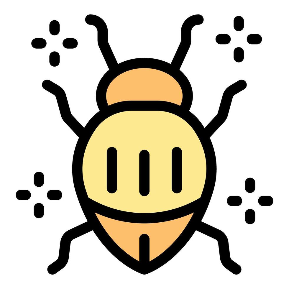 Shining Bug Infecting Operating System Or Software With Virus 52742813 Vector Art At Vecteezy