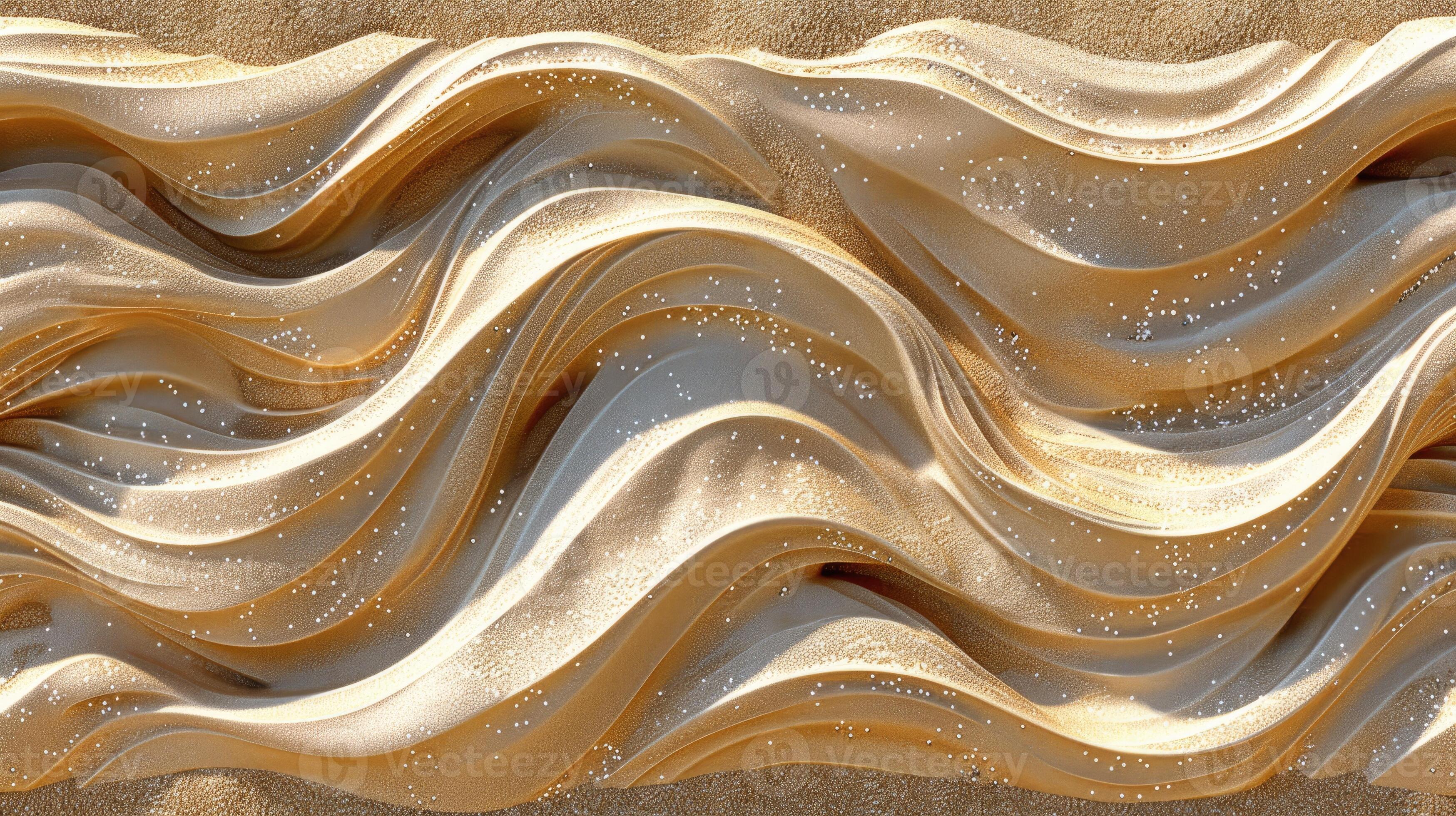 Abstract Golden Wave Pattern with White Glitter 52750437 Stock Photo at Vecteezy
