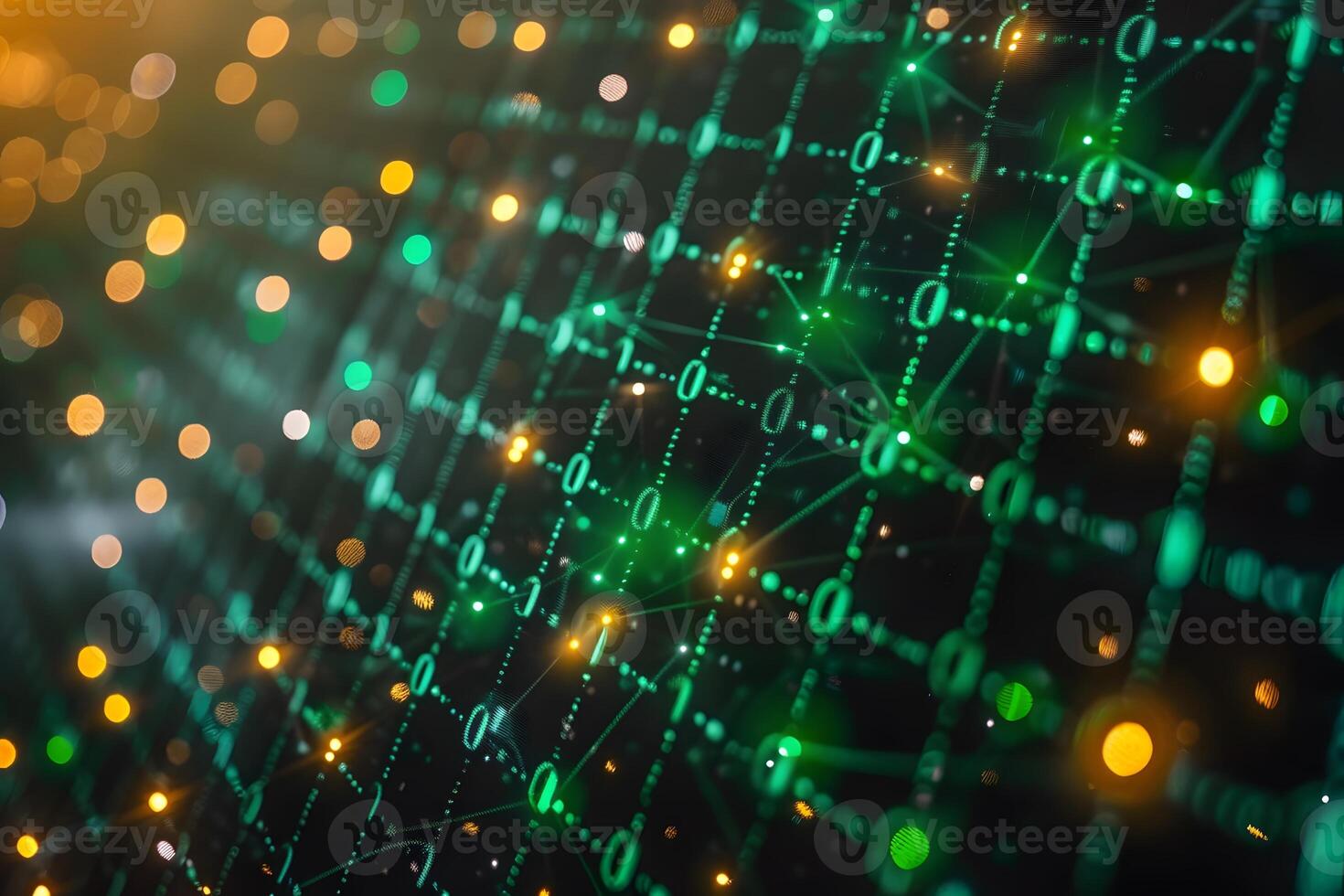 Futuristic Digital Network Visualization Abstract Data Flow 52752708