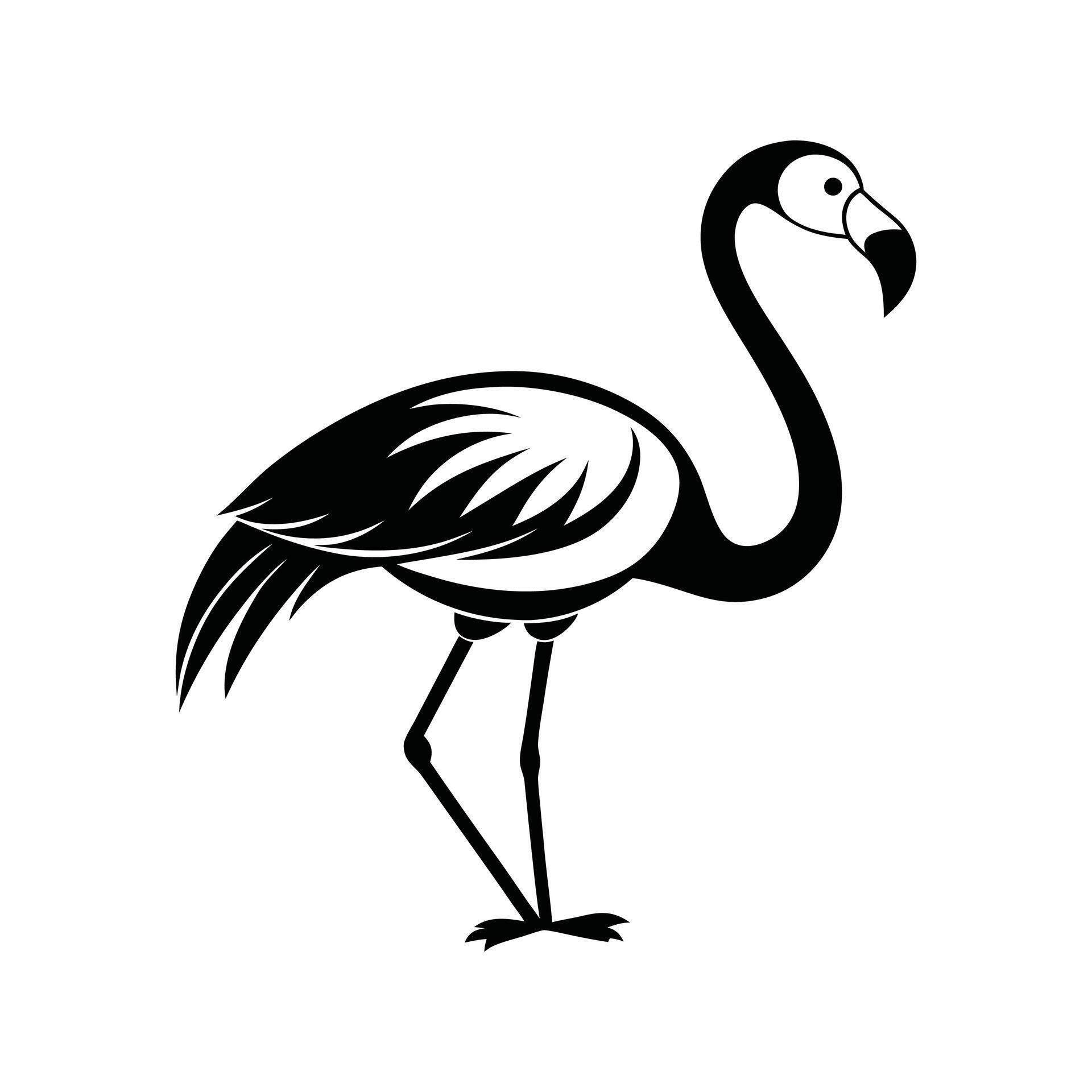 Flamingo Clipart Design Sweet Flamingo Bird Illustration 52784598 Vector Art At Vecteezy