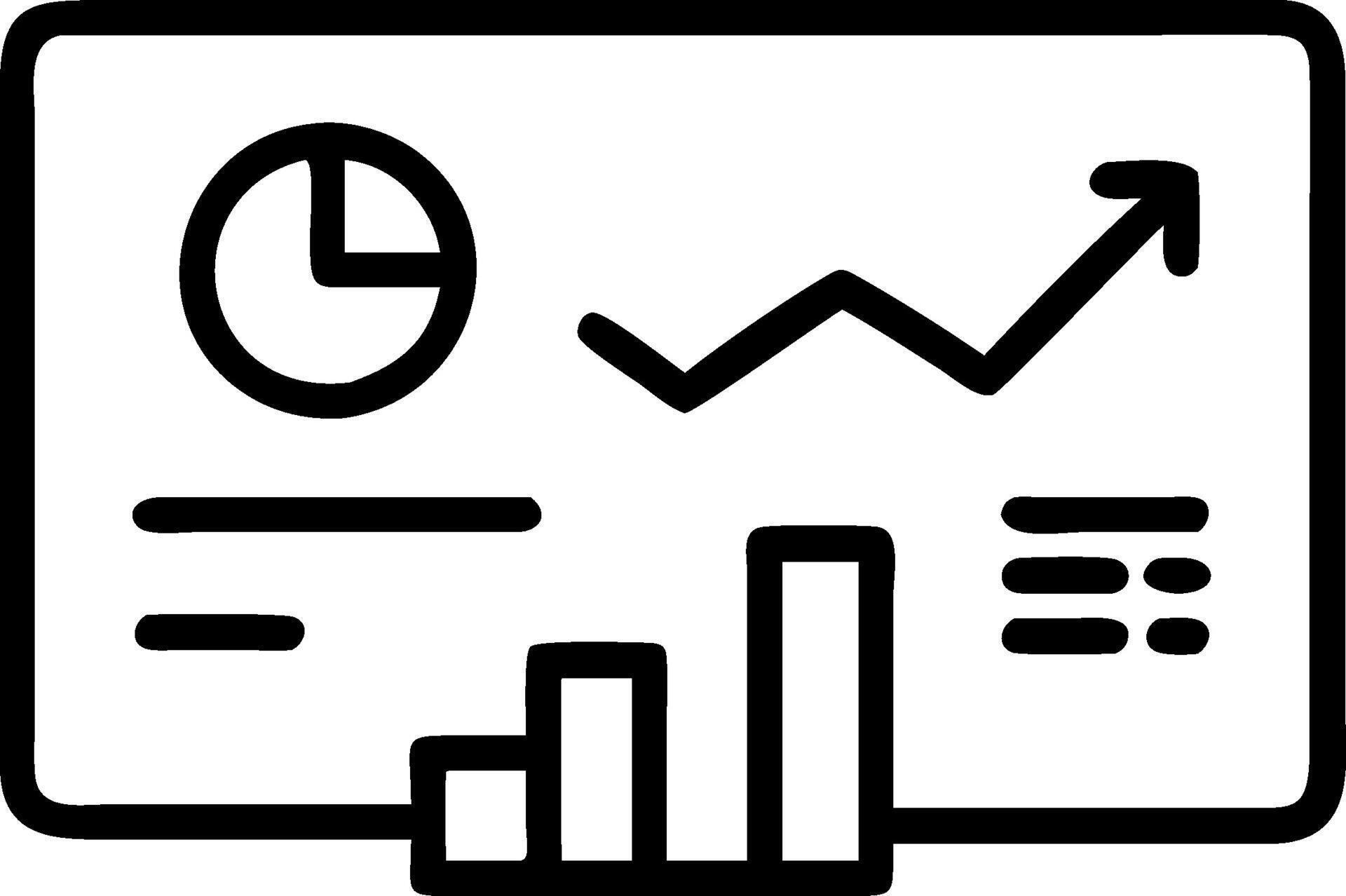 Crm Icon And Data Analytics Symbol With Copy Space For Infographics Concept As An Infographic