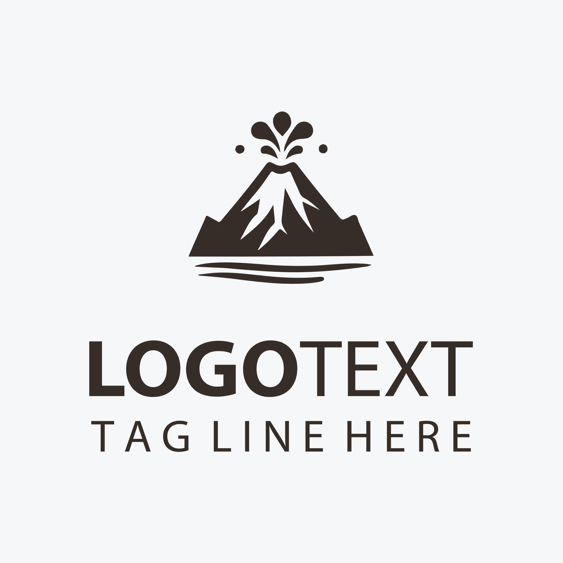 Mount Vesuvius volcano logo 52838092 Vector Art at Vecteezy