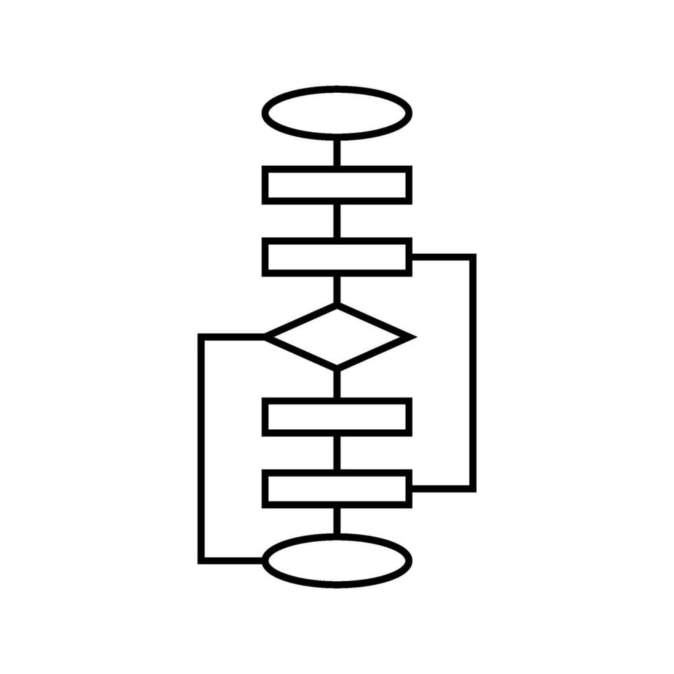 genetic algorithm line icon illustration 52843794 Vector Art at Vecteezy